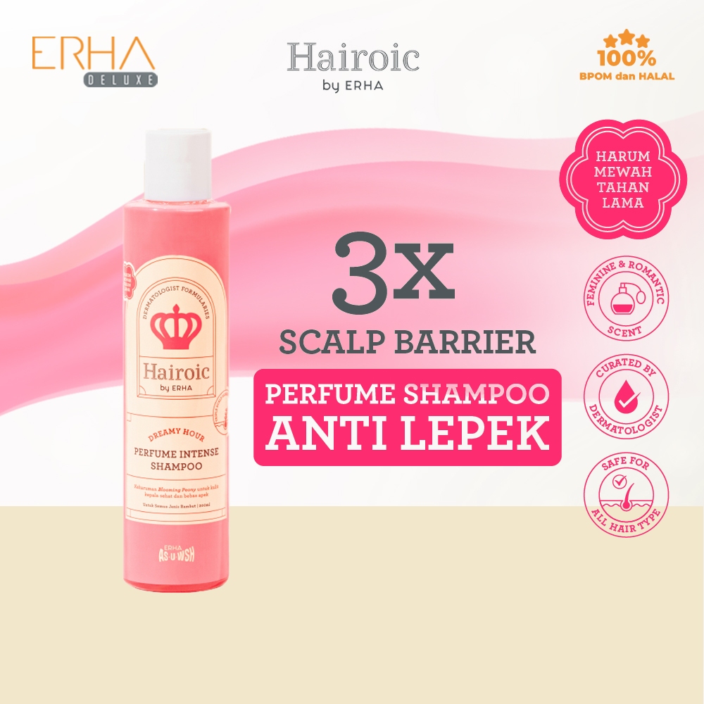 Jual Hairoic by ERHA - Shampoo Parfum Dreamy Hour Perfume Intense Sampo ...