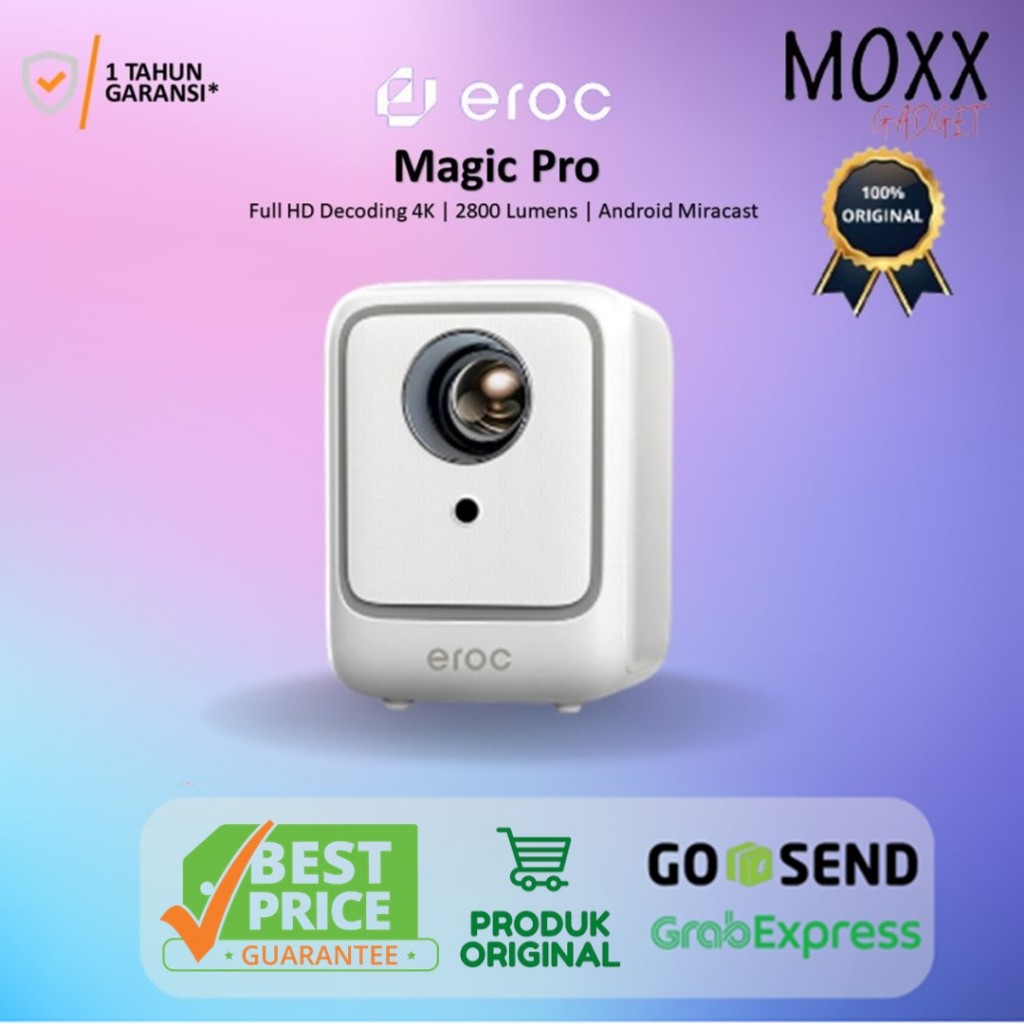 Jual EROC Magic Pro Smart Projector Full HD Decoding 4K - 2800 Lumens ...