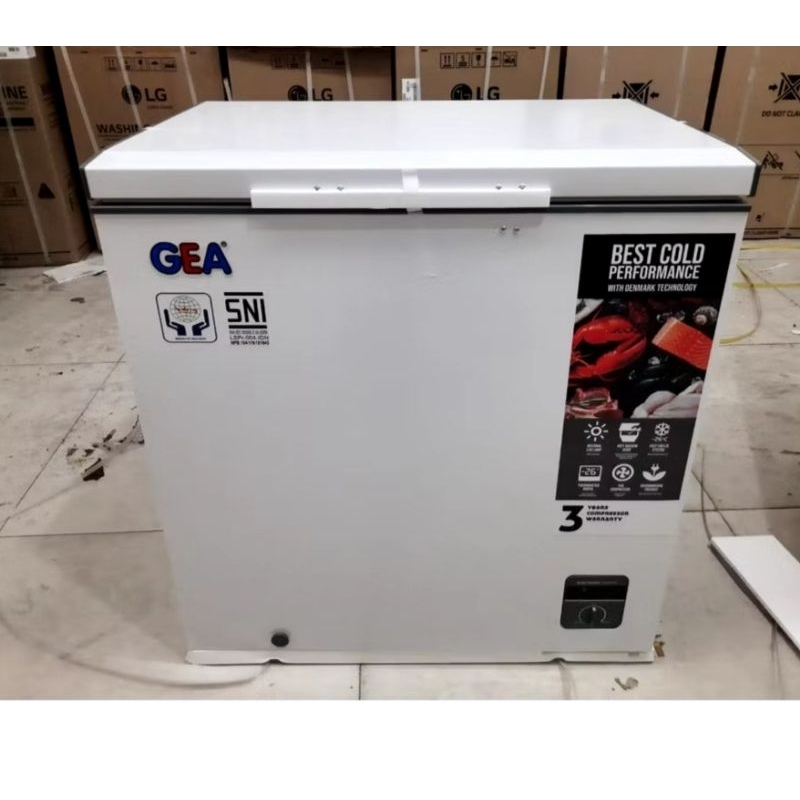 Jual GEA AB 208 CHEST FREEZER BOX 200 LITER | Shopee Indonesia