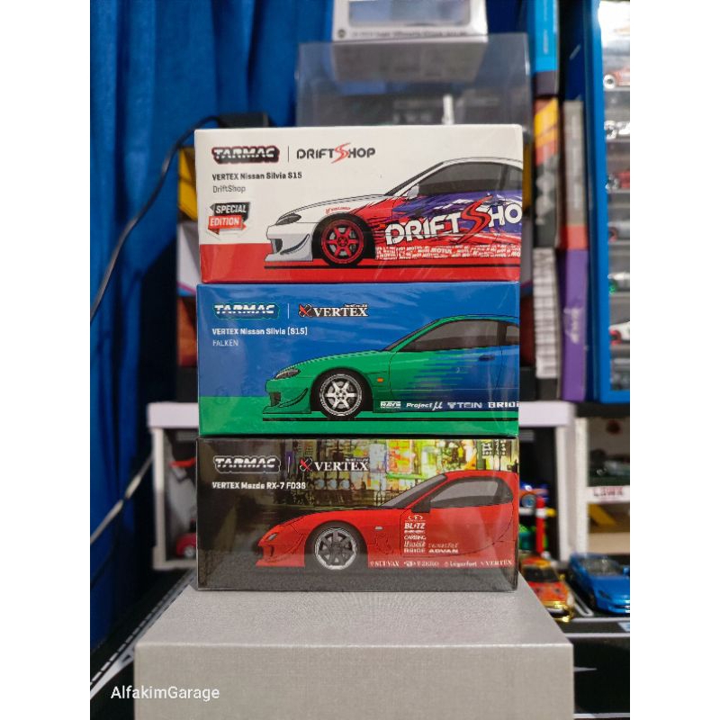 Jual Tarmac Works Vertex Nissan Silvia S14 Hai Dudu / Nissan Silvia S15 DriftShop / Nissan ...