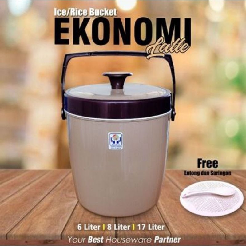 Jual rice bucket/thermos nasi/thermos es/thermos es batu /kapasitas ...