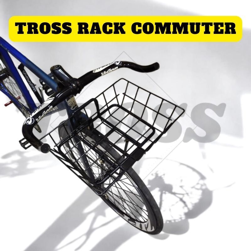 Jual TROSS RACK FRONT RAK SERIES Keranjang rak depan sepeda commuter ...