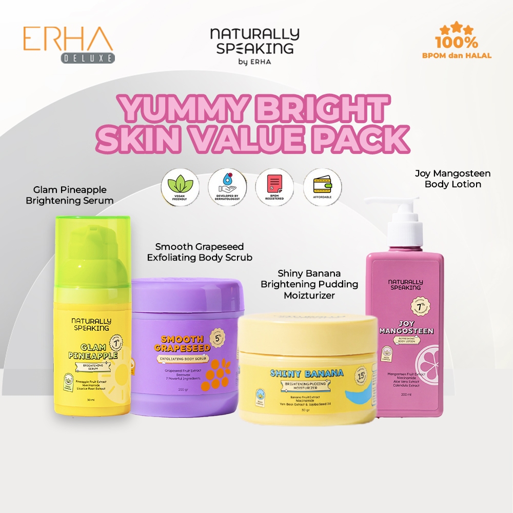 Jual Naturally Speaking by ERHA - Skincare Glowing Wajah dan Tubuh ...