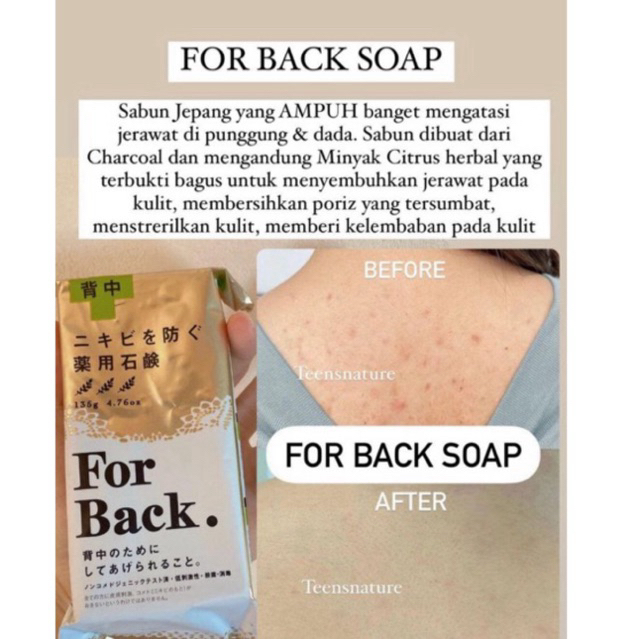 Jual For Back Soap (JAPAN) | Shopee Indonesia