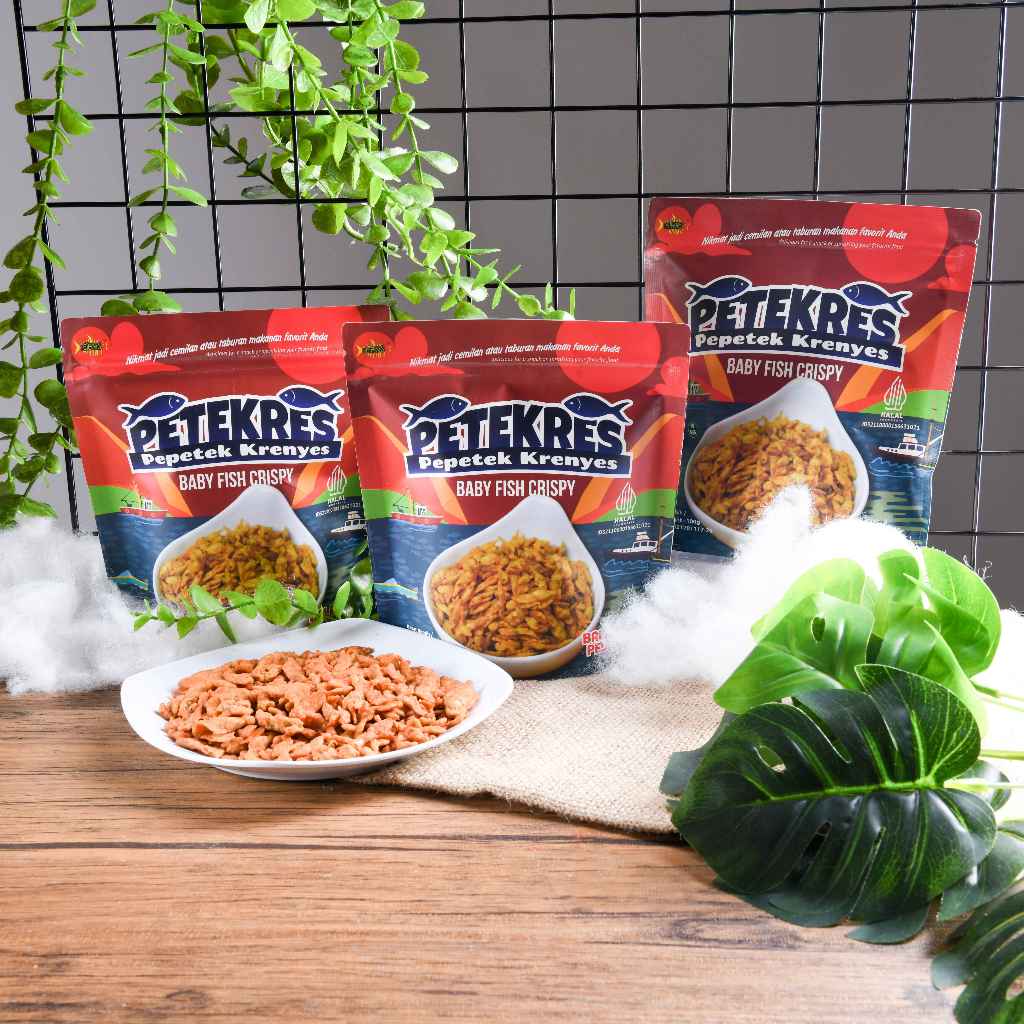 Jual Petekres Baby Fish Ikan Pepetek Rasa Balado Pedas Snack Ikan ...