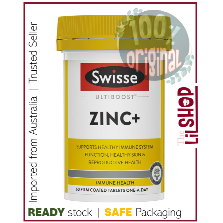 Jual Ultiboost Zinc+ 60 Tablets - Swisse - 100% ORIGINAL from AUSTRALIA ...