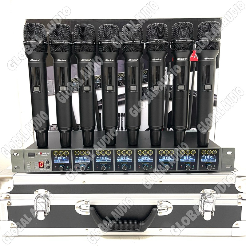 Jual Mic Wireless DB Voice VRS A8 Free Koper Original 8bh Microphone ...