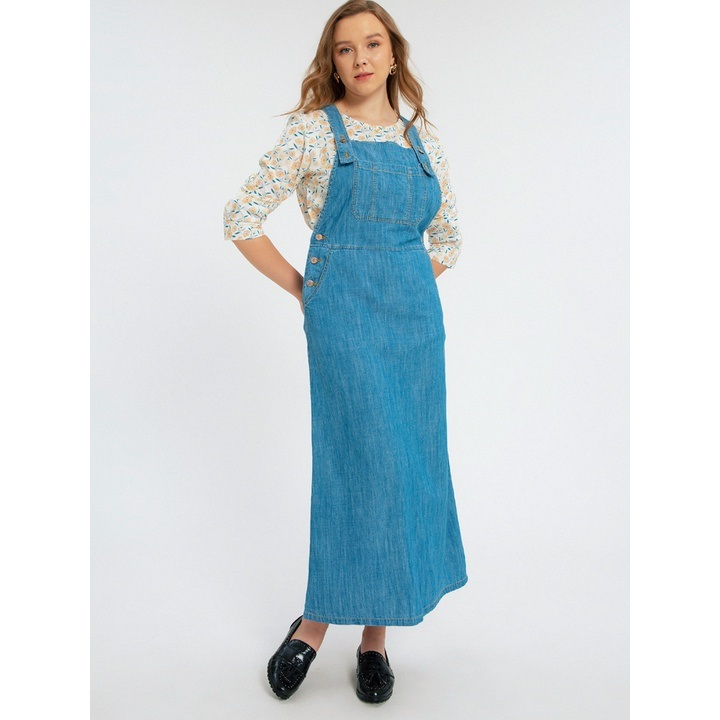 Jual MATAHARI - DUST OVERALL DENIM WITH TAG | Shopee Indonesia