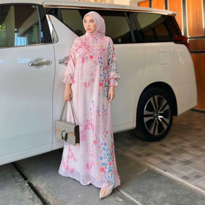 Jual DYN Signature Shivani Dress | Gamis Wanita Dewasa Kerah Shanghai ...