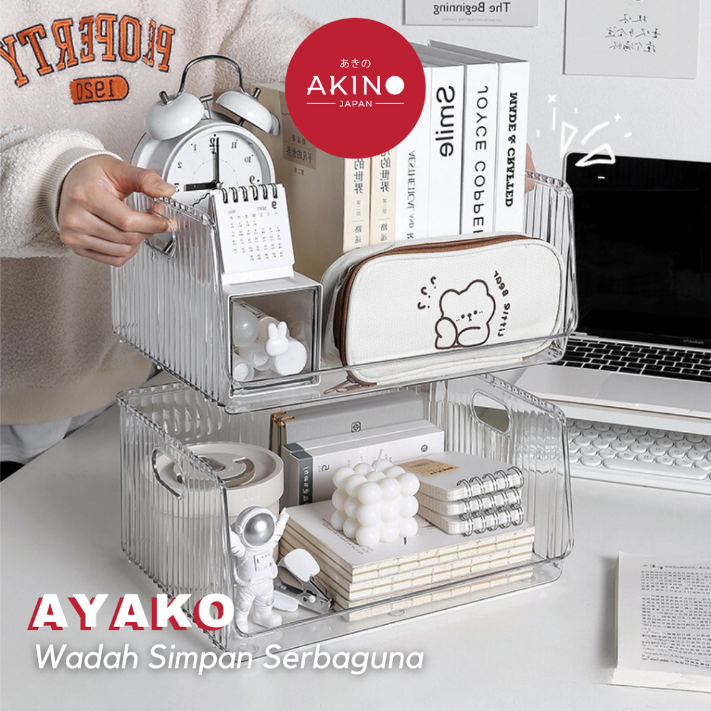 Jual AKINO - AYAKO Organizer Kosmetik Acrylic Organizer Tumpuk Make Up ...
