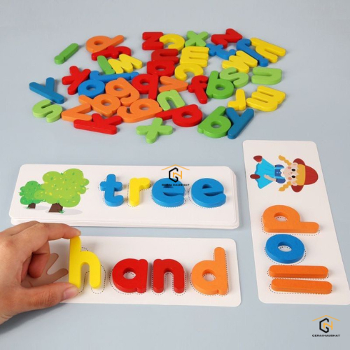 Jual Mainan Edukasi Anak Puzel Puzzle Huruf Alphabet Warna Warni ...