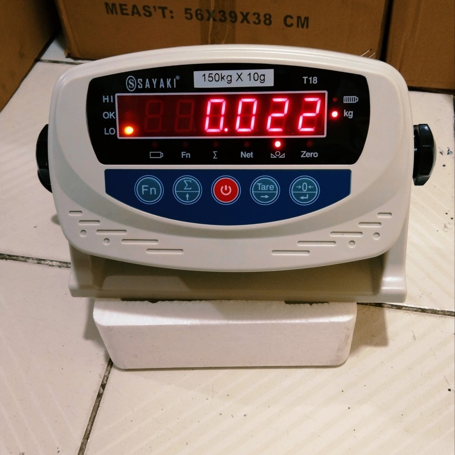 Jual Indicator Timbangan Digital SONIC T18 - SONIC/ MONITOR TIMBANGAN ...