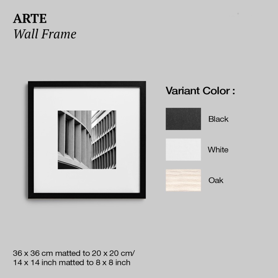Jual Frame Bingkai Pigura Arte Wall Ukuran Square Ukuran 36 x 36 cm ...