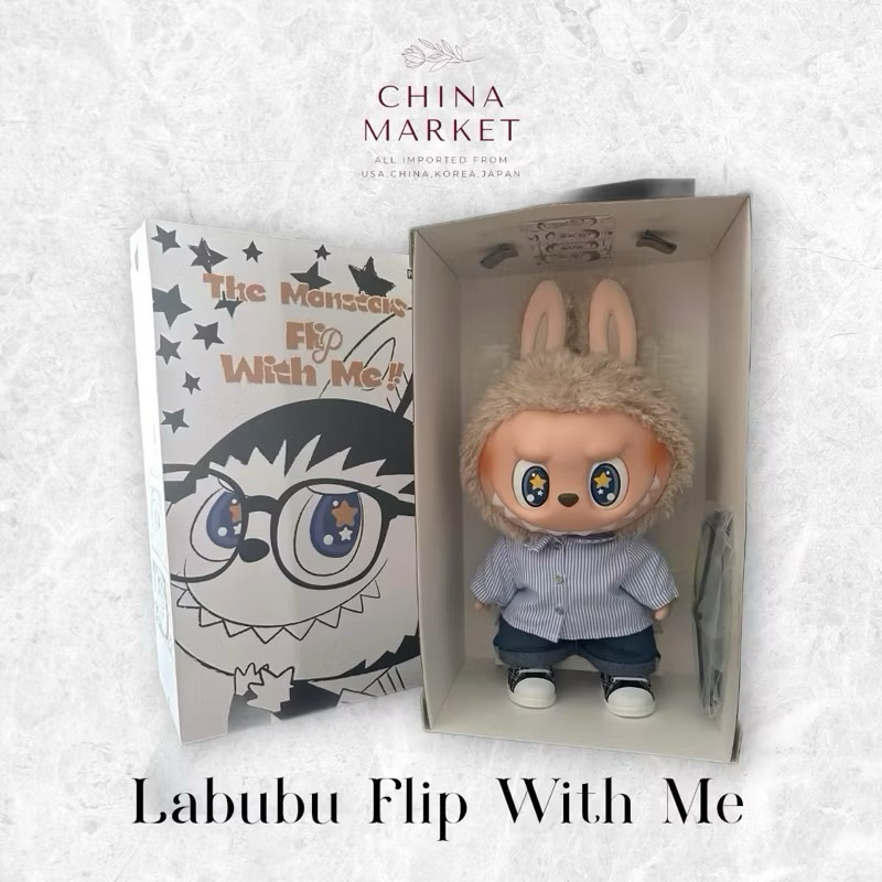Jual READY Labubu flip with me ori POPMART | Shopee Indonesia