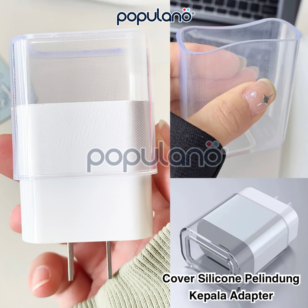 Jual Cover Adapter Charger Silicone Pelindung Kepala Adaptor Charger ...