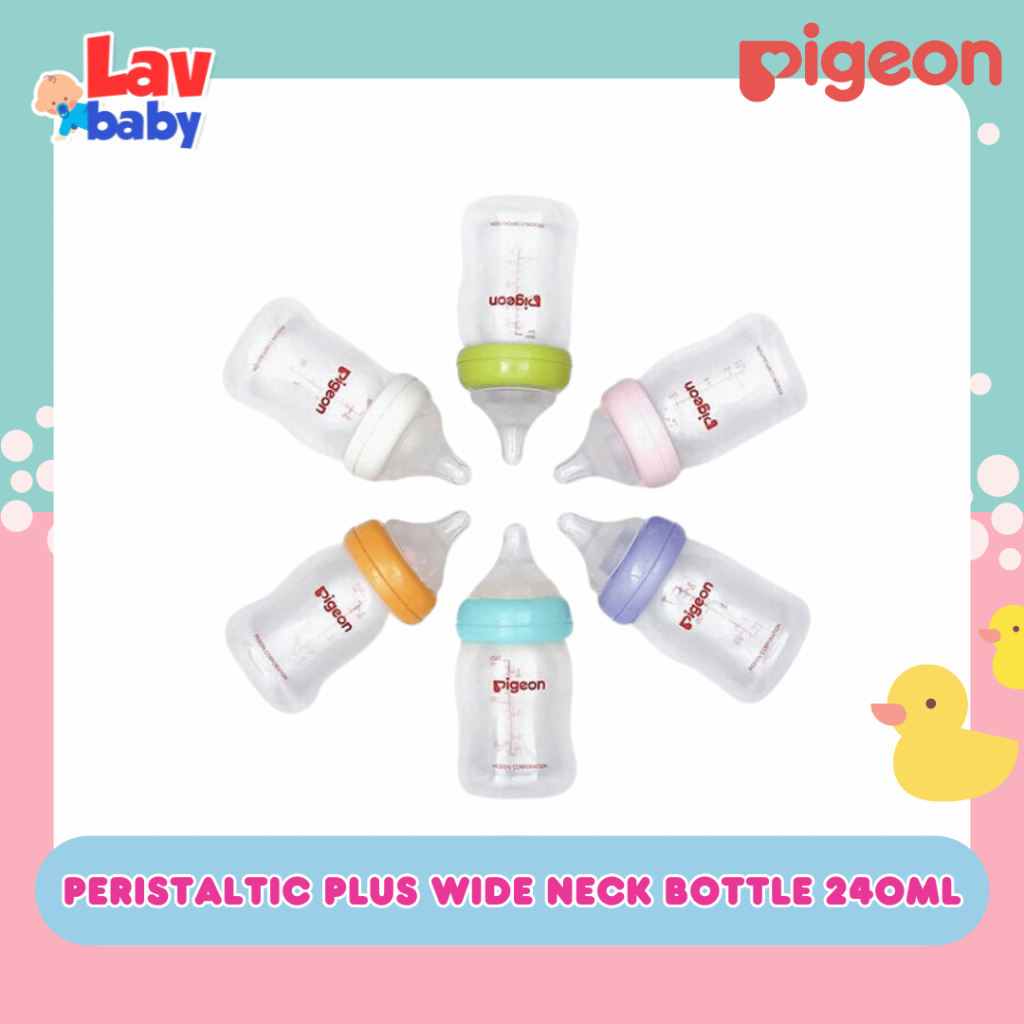 Jual isi 1 - Pigeon Peristaltic Plus 240ml Wide neck botol PP 240ml | Shopee Indonesia