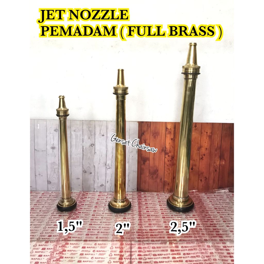 Jual Jet Nozzle Fire Hydrant Pemadam FULL KUNINGAN 1,5" 2" 2,5" machino ...