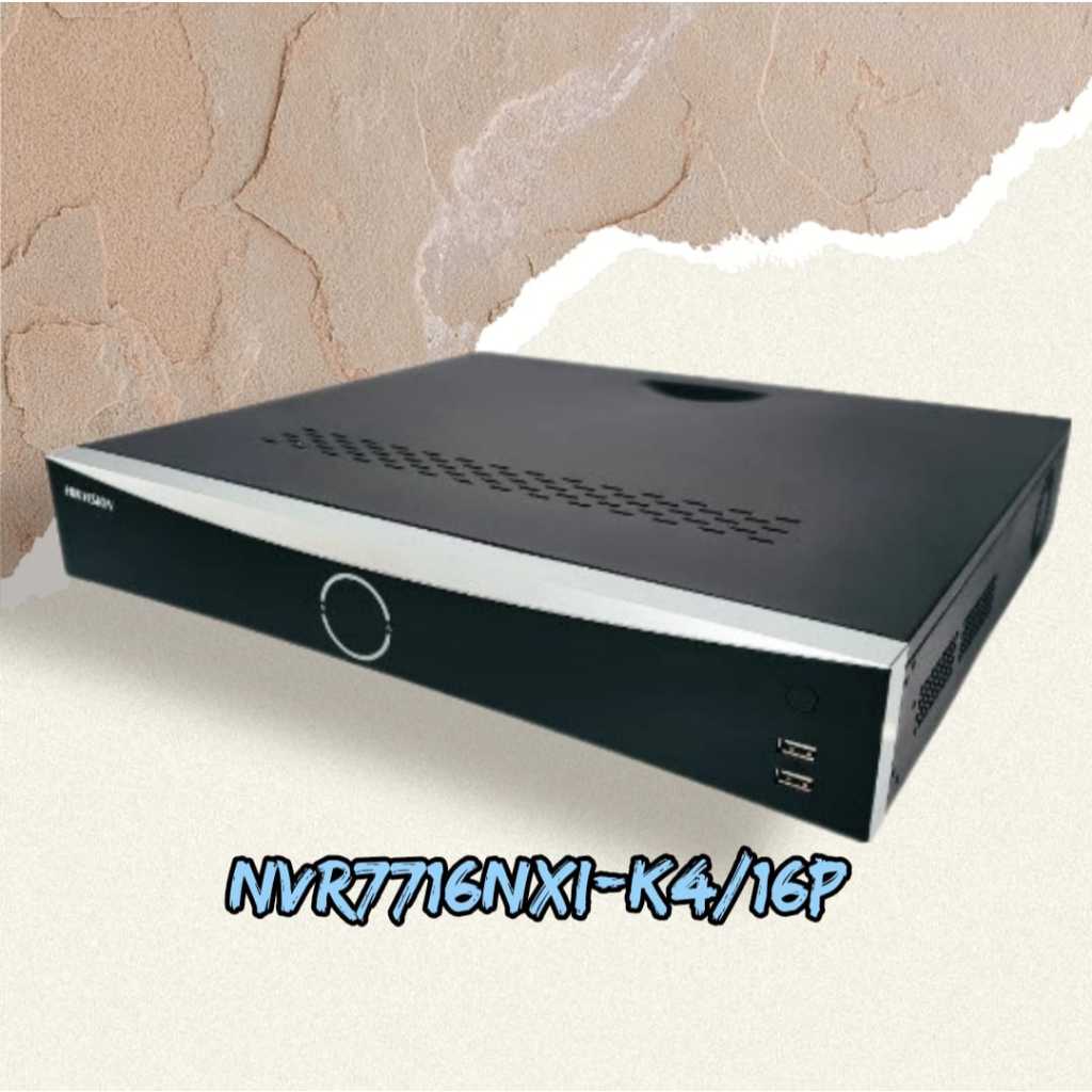 Jual NVR HIKVISION DS-7716NXI-K4/16P 16CH POE ACUSENSE 4K FACE CAPTURE ...