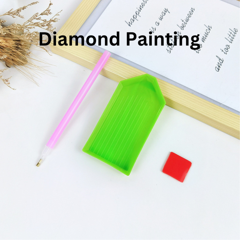 Jual Bahan Diamond Painting Tool Cross Stitch Tray Pen Glue Sewing ...