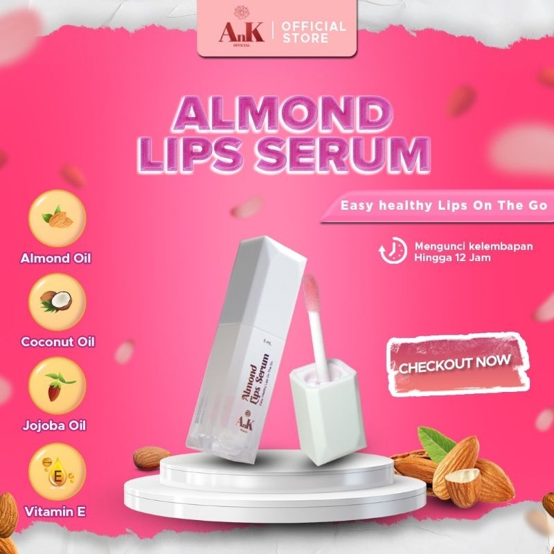 Jual ANK BEAUTY Almond Lips Serum | Shopee Indonesia