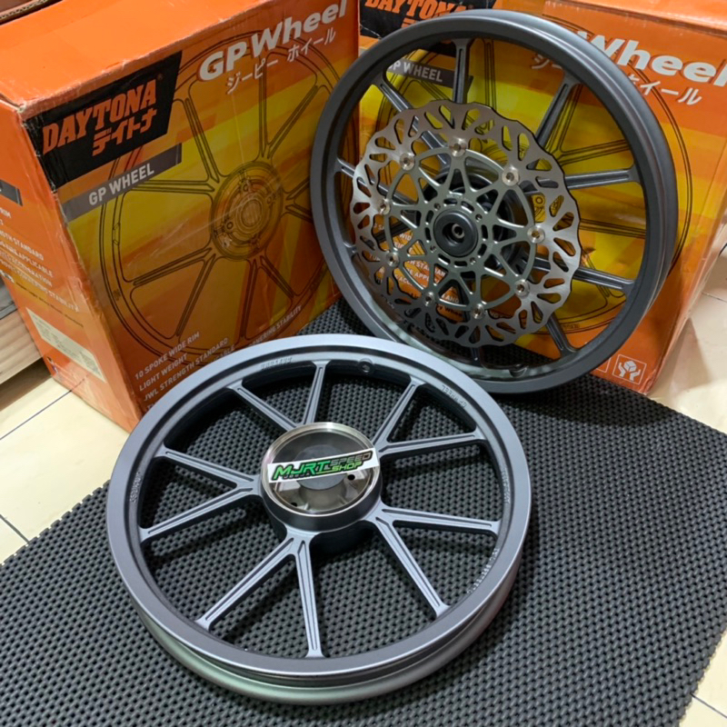 Jual PAKET VELG DAYTONA GP WHEEL YAMAHA SINGLE DISK SD + CAKRAM TDR ...