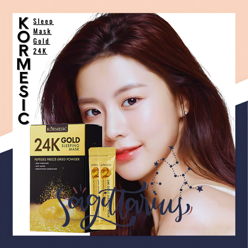 Jual KORMESIC 24K Gold Sleeping Mask Peptides Gold Dried Powder Gel Brigthening Anti Aging Emas ...