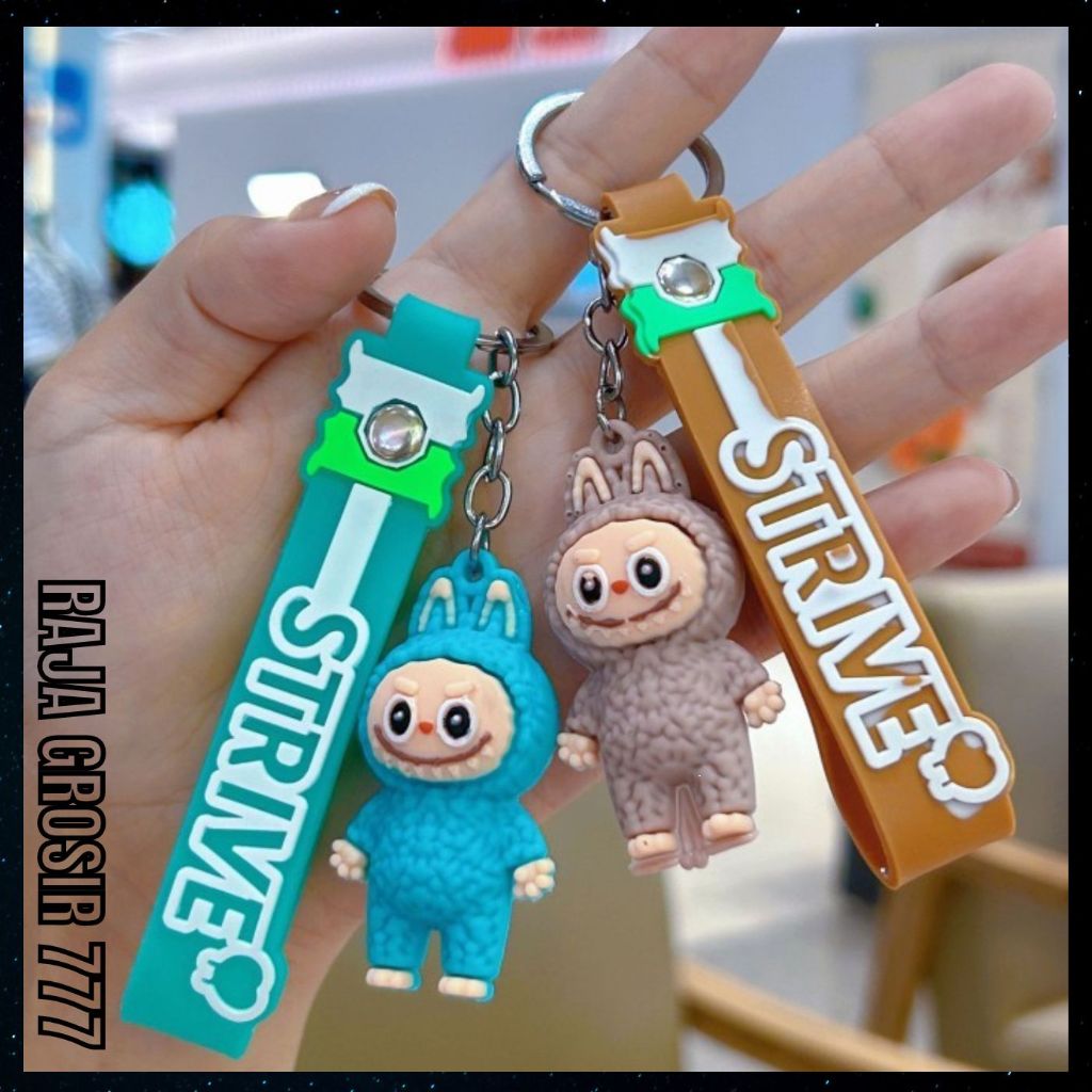 Jual Mini Labubu Keychain Gantungan Kunci Mini Labubu La Lisa KYC 16 ...