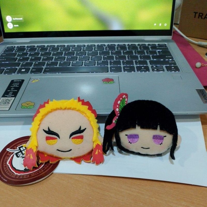 Jual Anime Pin Kepala Anime Demon Slayer Kanao dan Renggoku | Shopee ...