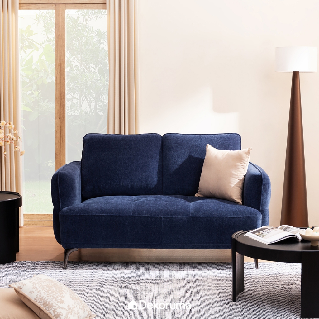 Jual Dekoruma HIDAKA Sofa 2 Dudukan Kain / Sofa 2 Seater Kain / Sofa ...