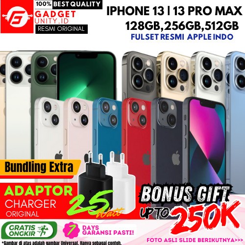 Jual iPhone 13 Pro Max | 13 Pro | 13 512GB 256GB 128GB Second Resmi Indonesia | Shopee Indonesia