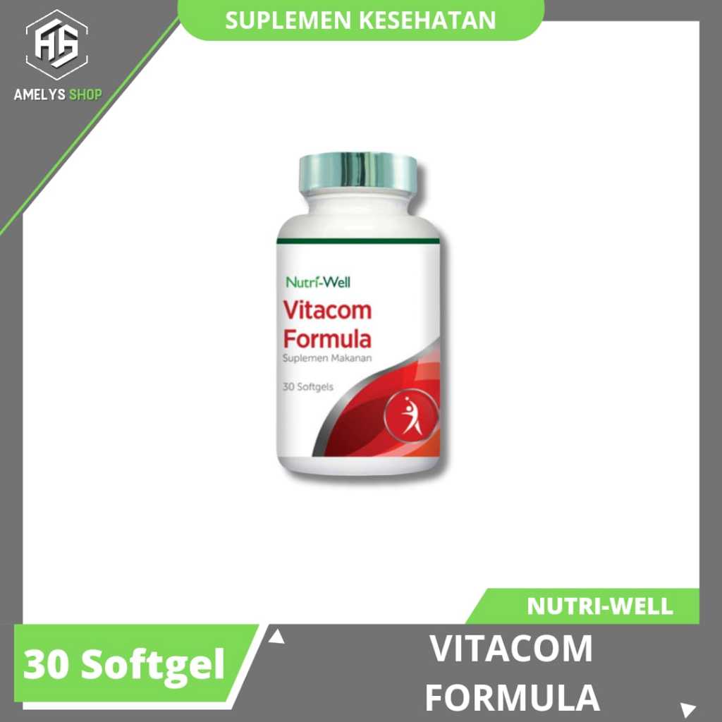 Jual Nutri-well Vitacom Formula ( 30 softgel ) | Shopee Indonesia