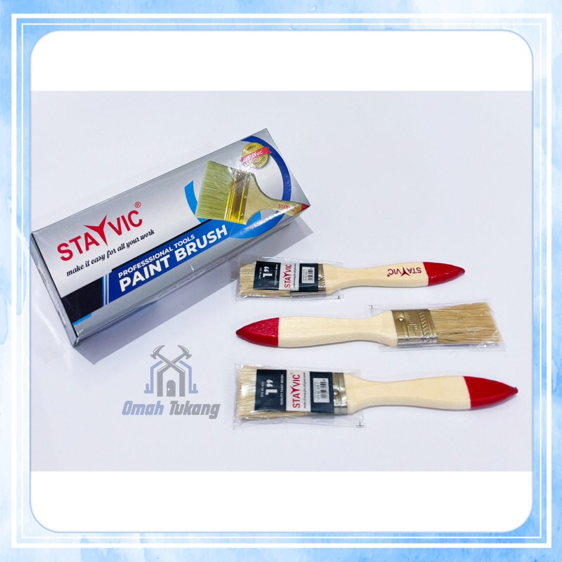 Jual Kuas Cat Murah 1” inch merk STAYVIC / Kuas 1” Murah | Shopee Indonesia