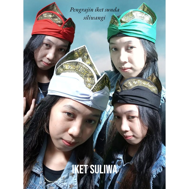 Jual iket sunda suliwa, iket sunda praktis, iket kepala sunda | Shopee ...