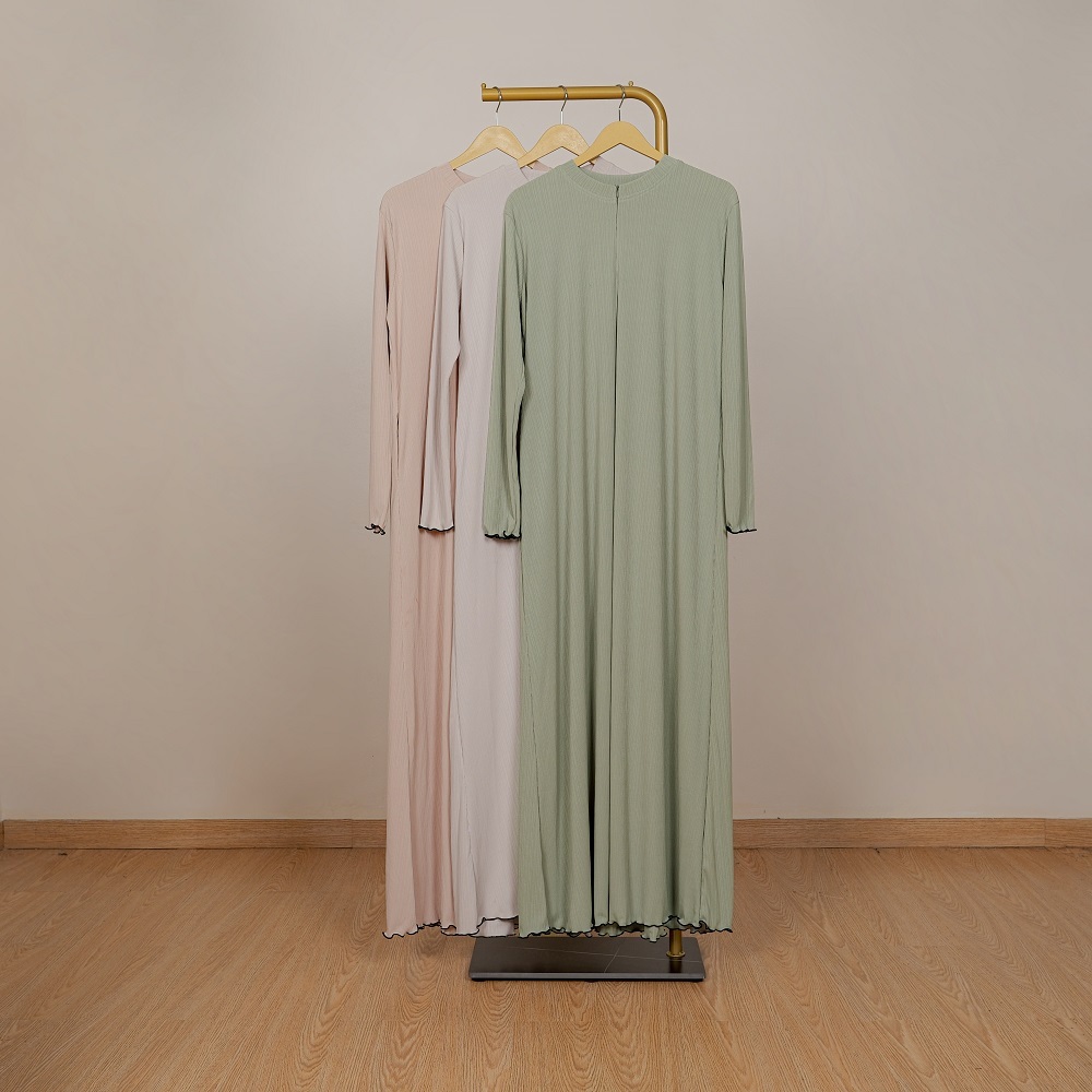 Jual Le Khari Gamis Knit Zaneeta Gamis Premium Shelby Knit Dress Busui ...