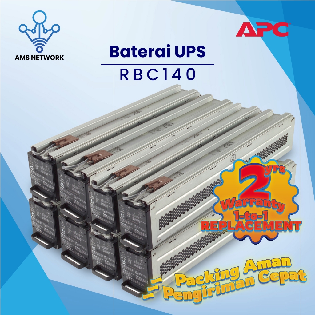 Jual APC RBC140 combo 4 set 8 slot Garansi 2 tahun Ganti Unit Baru | Shopee Indonesia