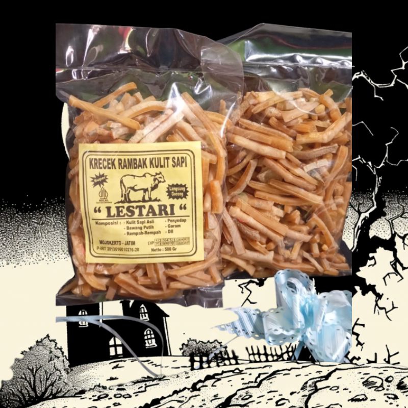 Jual Krecek rambak kulit sapi/krupuk kulit mentah/krupuk kulit sapi ...