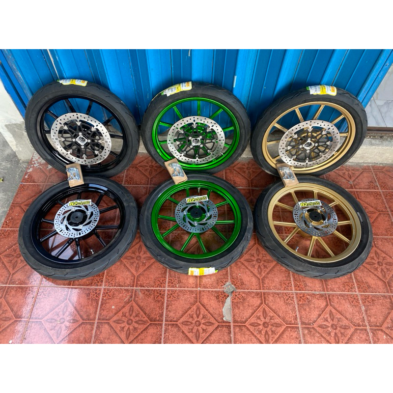 Jual PAKET VELG NINJA SS NINJA R TINGGAL PASANG SAJA VELG POWER GP ...