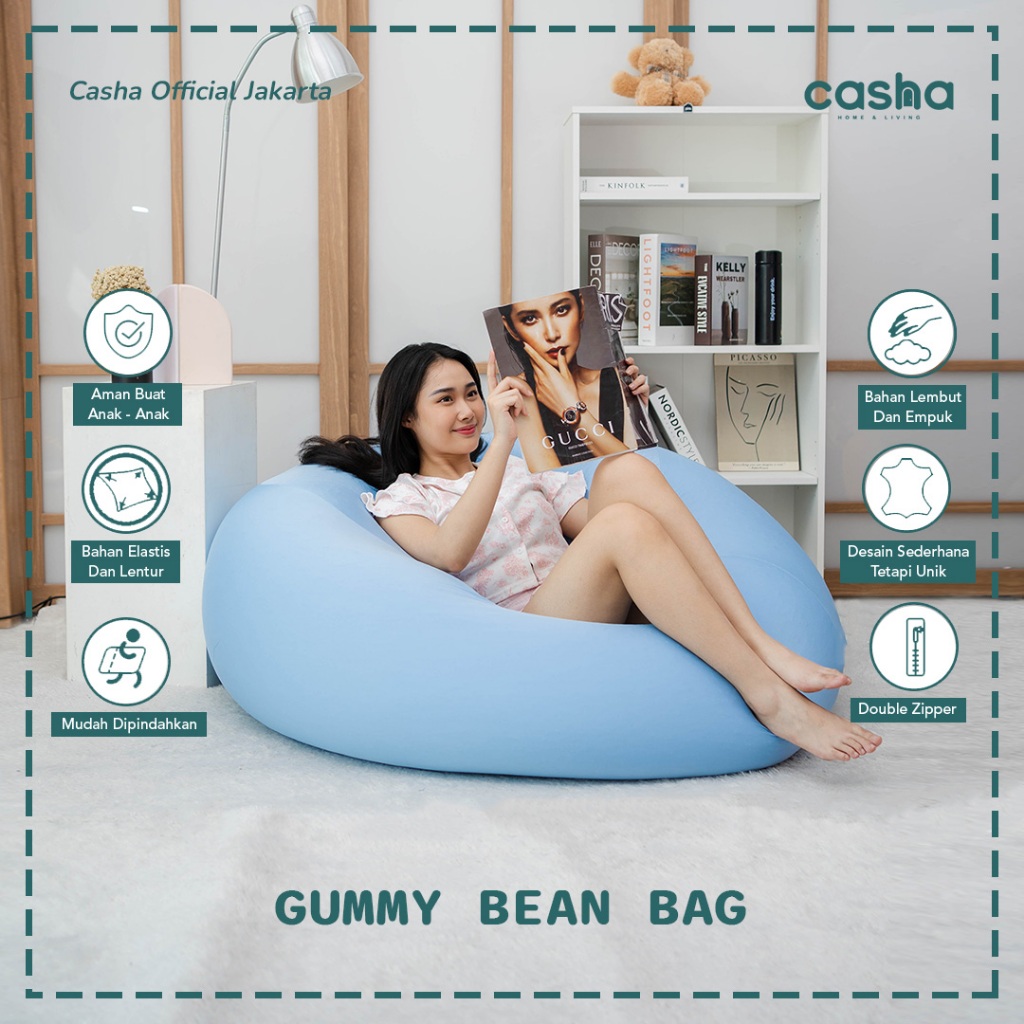 Jual CASHA Bean Bag Gummy - Size Xtra Large | Shopee Indonesia