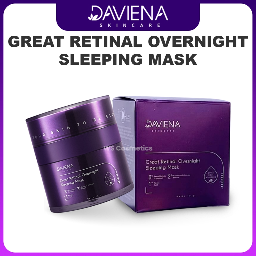 Jual DAVIENA SKINCARE Great Retinal Overnight Sleeping Mask - Anti ...