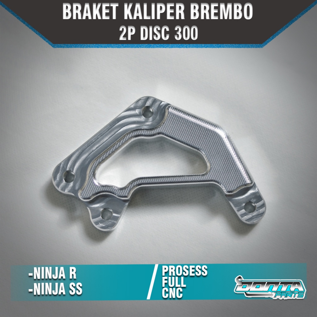 Jual Braket Kaliper Brembo 2P Shock Ninja R/SS Disk 300mm | Shopee ...