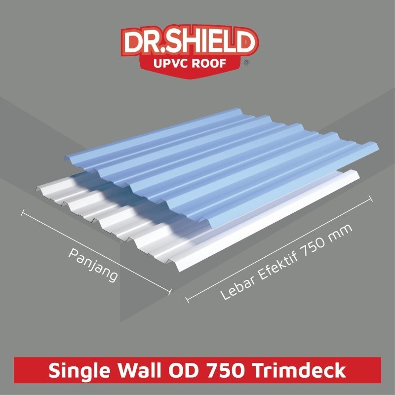 Jual ATAP UPVC DR SHIELD OD 750 SINGLE LAYER PER 1 METER | SINGLE WALL ...