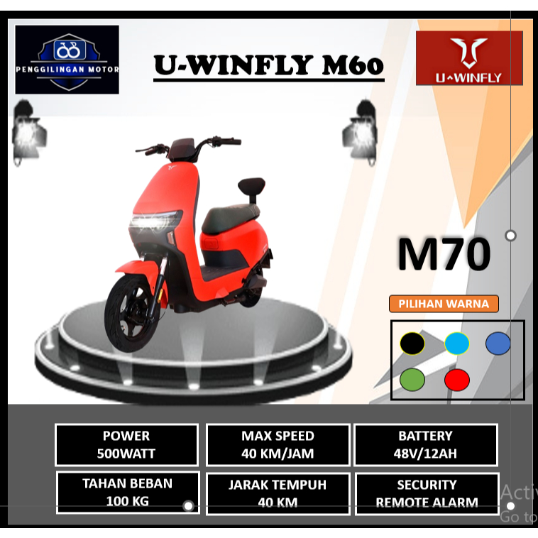 Jual U-WINFLY M70 GARANSI RESMI/U-WINFY M70 LITIHUM NEW BERGARANSI ...