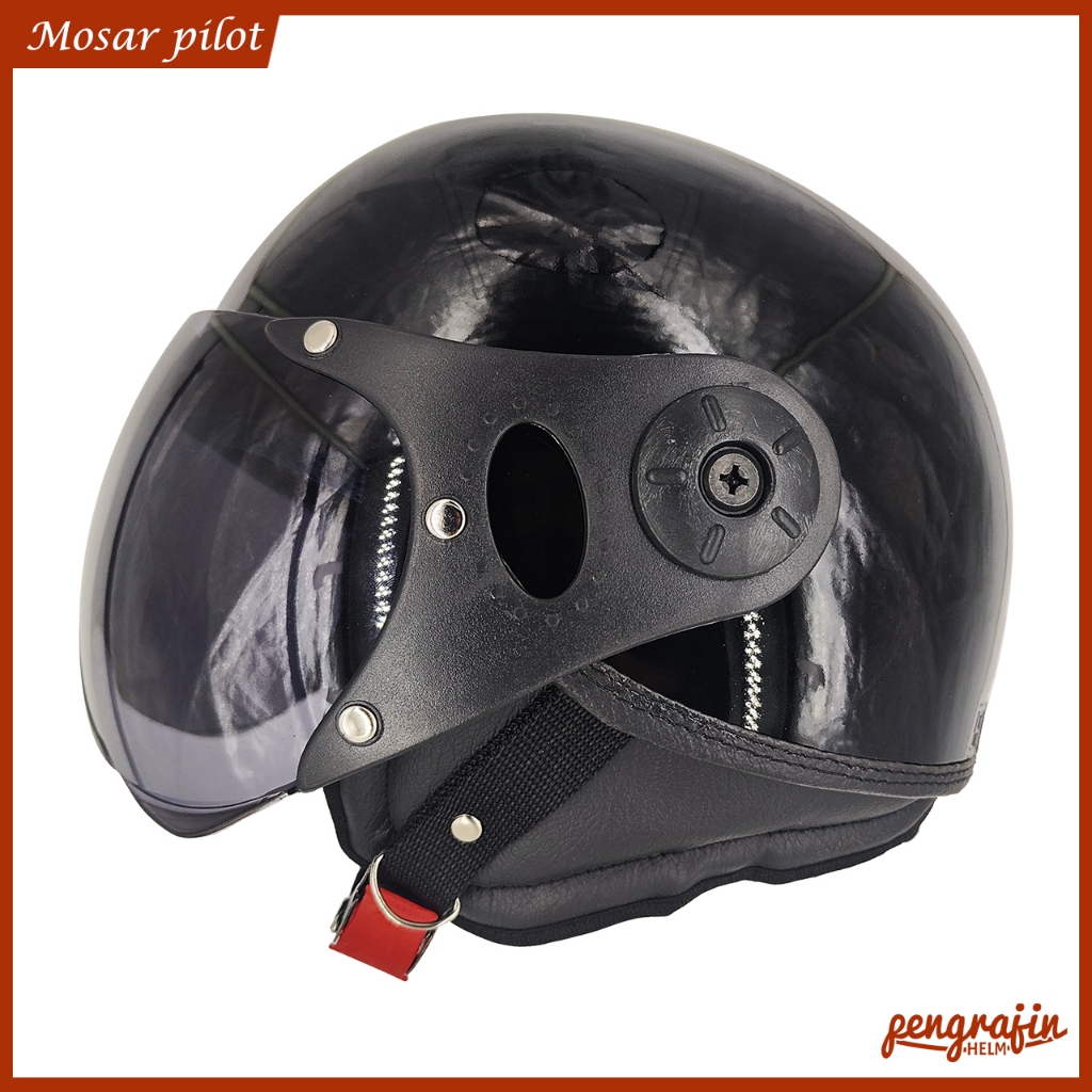 Jual MO4 Helm MOSAR Pilot helm dewasa helm terbaru dengan kaca pilot ...