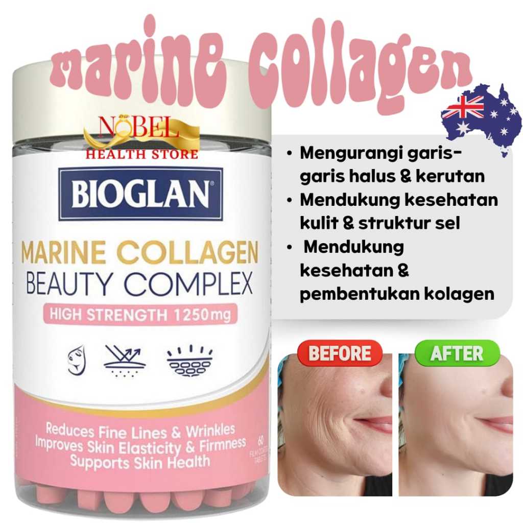 Jual bioglan marine collagen beauty complex 60 tablets | Shopee Indonesia