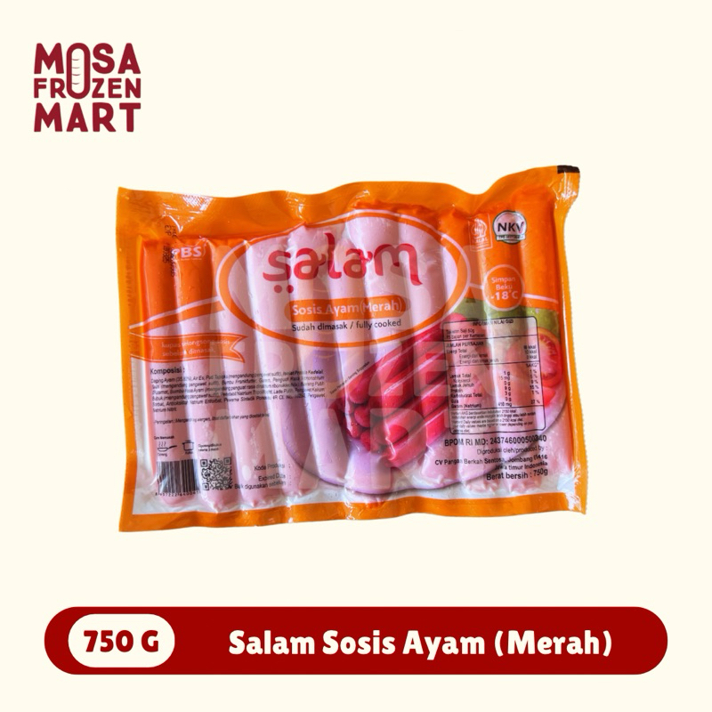 Jual Salam Sosis Ayam Merah Isi 32 Pcs 750 G | Shopee Indonesia
