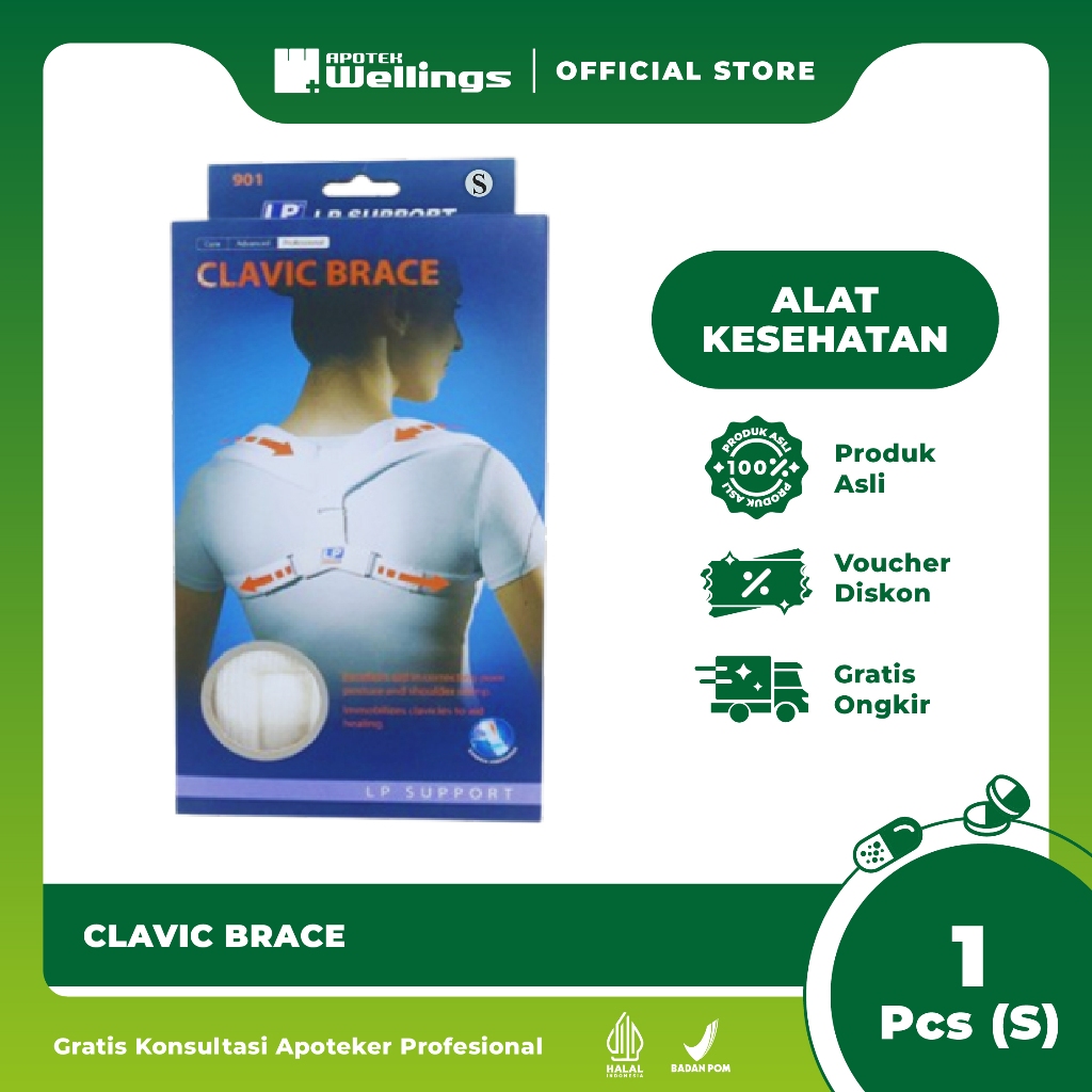 Jual LP Support Clavic Brace 901 Penyangga Tulang Punggung S 1pcs ...