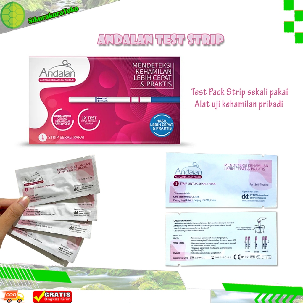 Jual (SDA) Test Pack Andalan Strip Murah Tespek Testpack Tastpack Tes ...