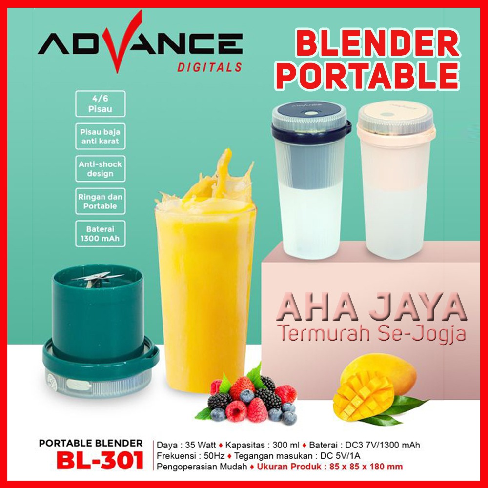 Jual BLENDER PORTABLE ADVANCE BL301 JUS PRAKTIS | Shopee Indonesia