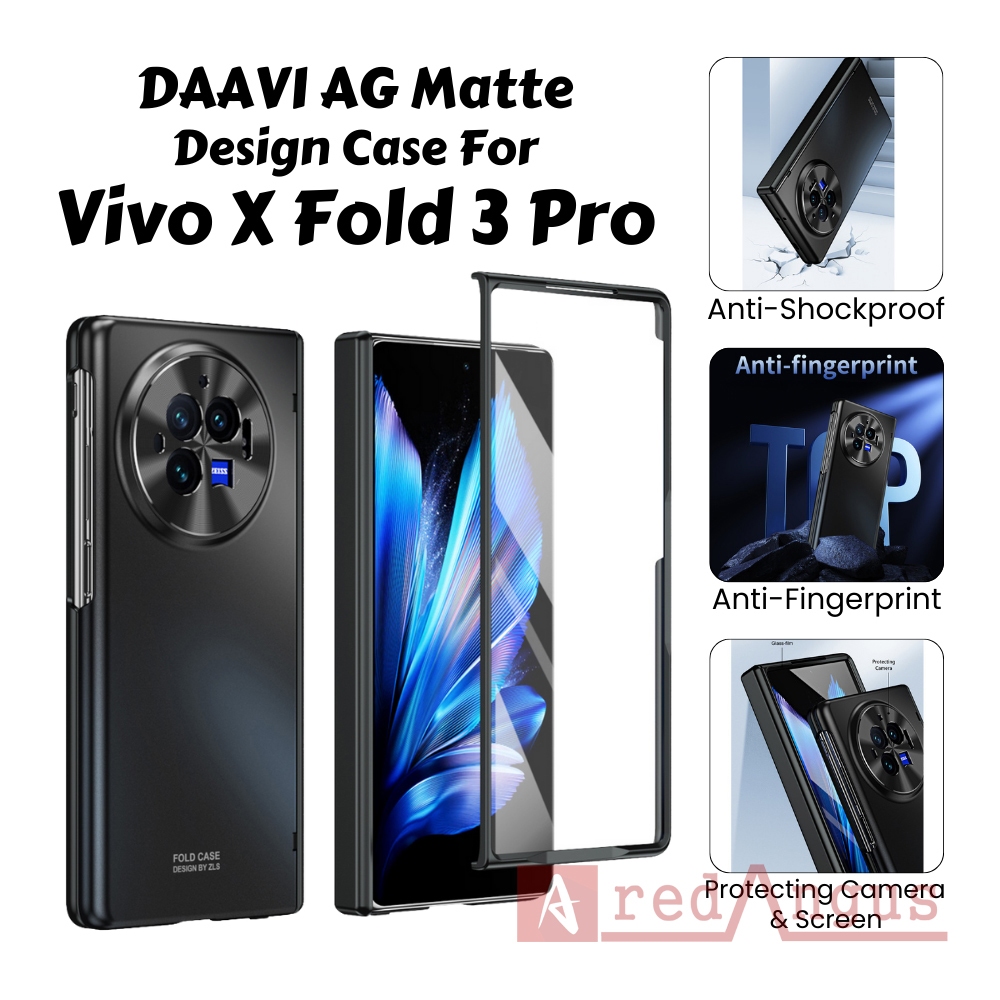 Jual DAAVI Case For Vivo X Fold 3 Fold3 Pro Ultra Slim Hard Full ...