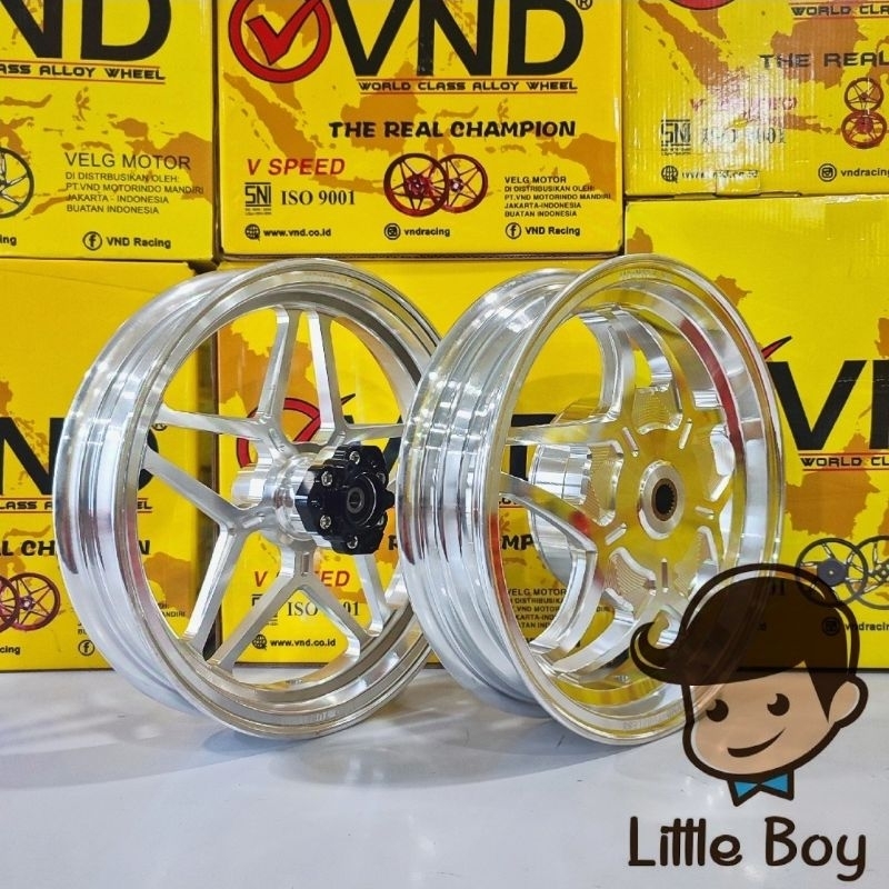Jual VND Velg Racing V Speed V1 F : 2.15x12 R : 2.50x12 Grand Filano ...